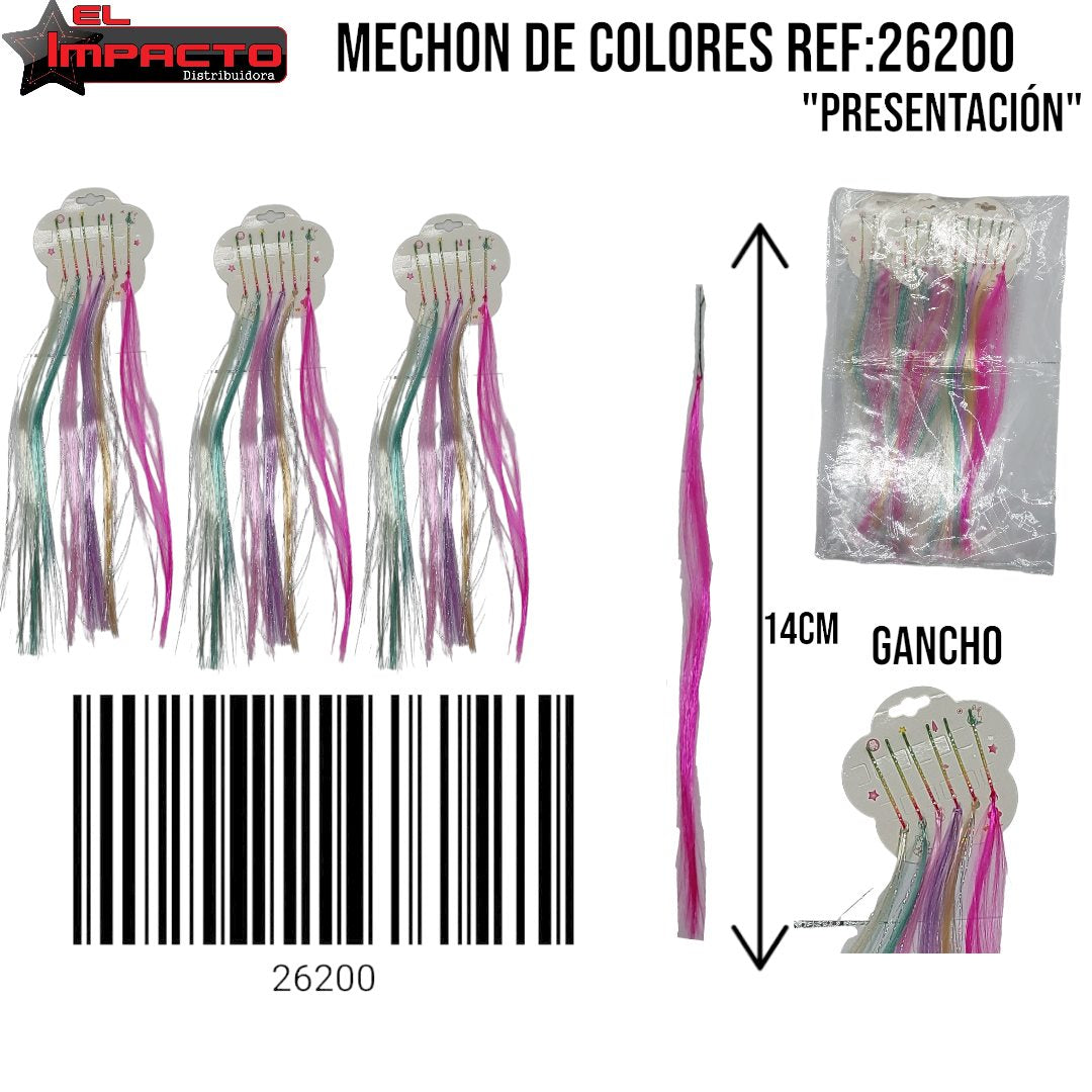 MECHON DE COLORES 26200 – Distribuidora el Impacto