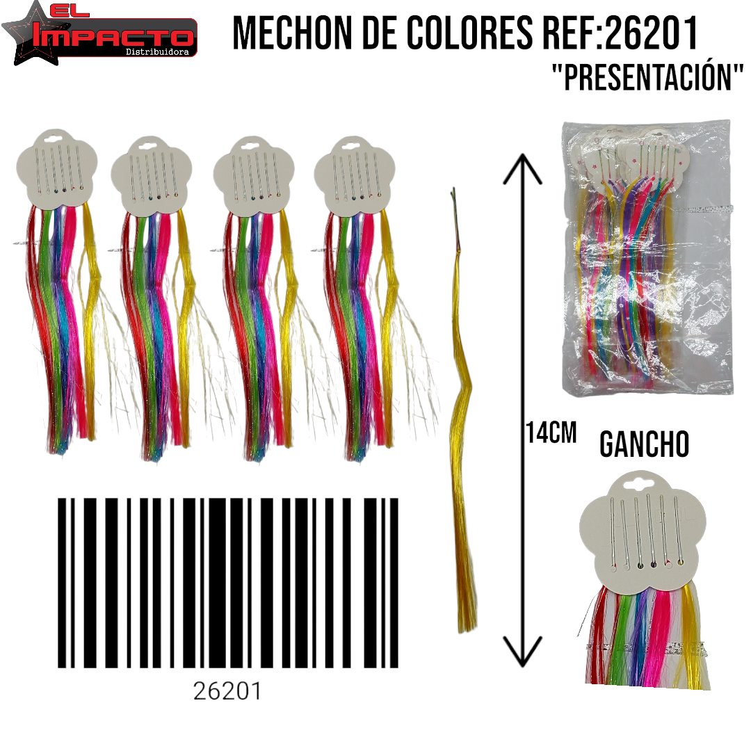 MECHON DE COLORES 26201 – Distribuidora el Impacto